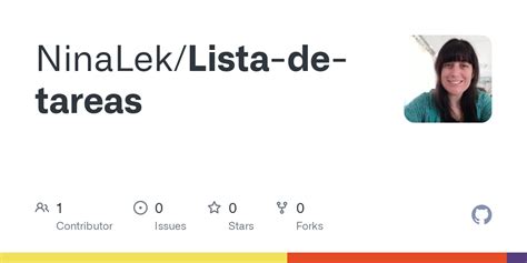 Github Ninalek Lista De Tareas