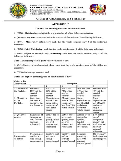 Appendix O Evaluation 1 Pdf