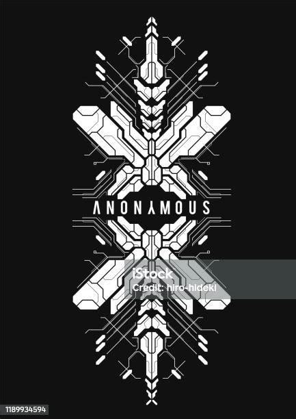 사이버 펑크 미래 포스터 Hud 요소가있는 기술 추상 포스터 템플릿 웹 및 인쇄를 위한 현대적인 전단지 해킹 사이버 문화 프로그래밍 및 가상 환경 Dj에 대한 스톡 벡터