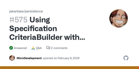 using specification criteriabuilder with non standard operators like