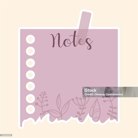 파스텔 색상의 귀여운 종이 노트 스티커 간단한 페이지입니다 고정식 세트 메모 및 메모 엽서 인쇄 가능한 플래너 스티커 할 일 목록에 대한 메모입니다 계획의 장식 요소 벡터