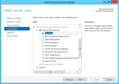 Microsoft Windows Server 2012 Adding The File Services Role Noel Alvarez
