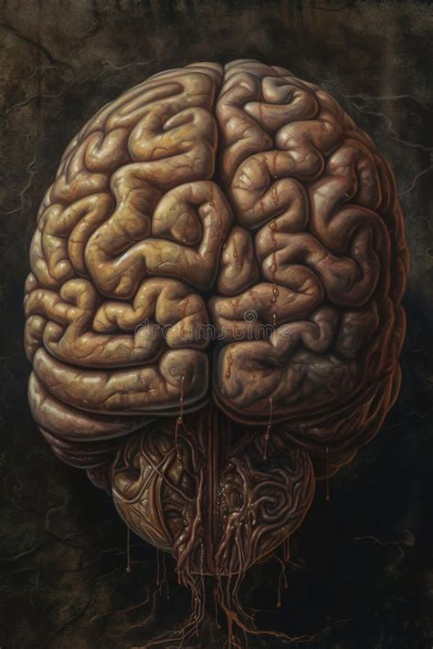 The Prefrontal Cortex Of The Brain S Executive Center Generative Ai Stock Illustration