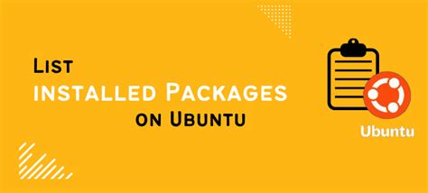 Installed Packages 1 No Unlimited How To List Installed Packages On Ubuntu