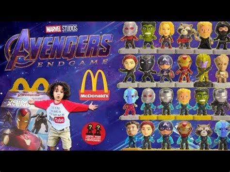 2019 Avengers Endgame New Mcdonalds Happy Meal Toy Youtube Happy
