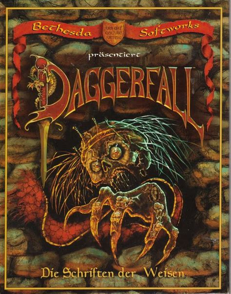 The Elder Scrolls Chapter Ii Daggerfall 1996 Dos Box Cover Art