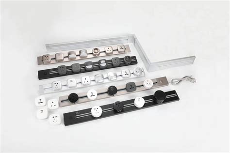 Power Track System Universal Socket Wall Socket Tabletop Socket Electric Track Plug Track