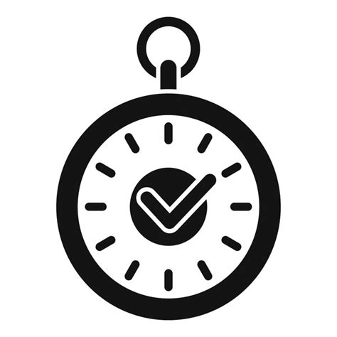 Premium Vector Classic Stopwatch Duration Icon Simple Vector Clock Event