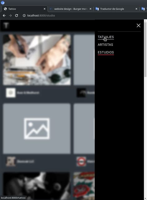 Website Design Burger Menu With Dark Mode For Responsive Web User Experience Stack Exchange