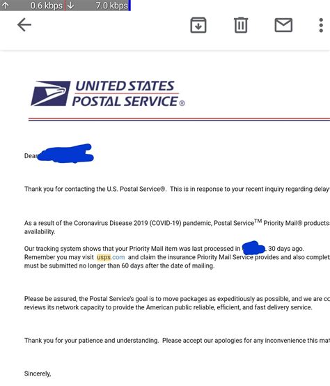 Usps File Claim International