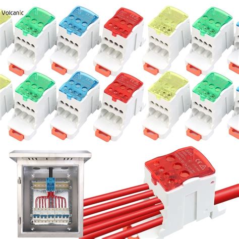 UKK80A Single Pole Splitter Box Large Current One Into Multiple Branch Line Terminal Rail