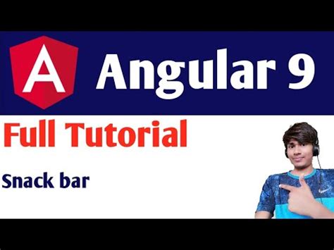 Angular Tutorial For Beginners Material Snack Bar Angular Material Snack Bar YouTube