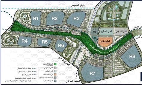 خريطة العاصمة الإدارية بالتفصيل وأهم 7 مشاريع استثنائية بها