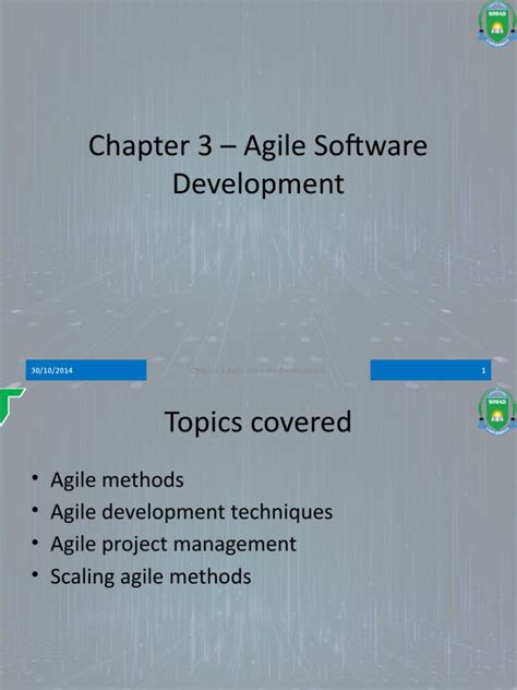 Ch3 Agile Pdf Scrum Software Development Agile Software Development