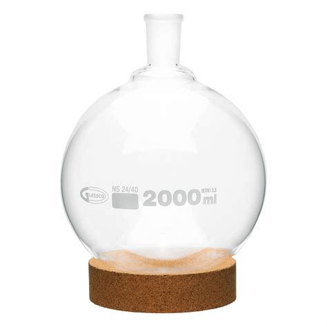 Borosilicate Glass 2 L Capacity Ml Boiling Flask 207jn6 Frb057