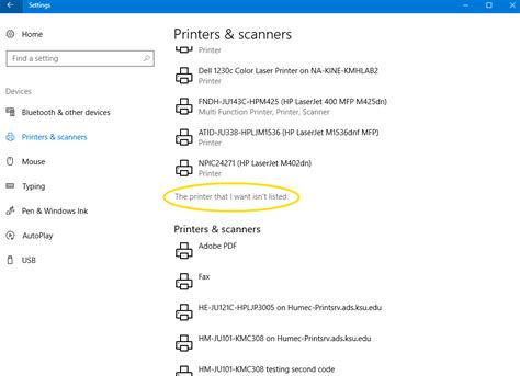 Domain Network Printer Installation