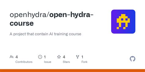 Github Openhydra Open Hydra Course A Project That Contain Ai Training Course