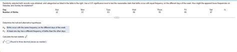 Solved Determine The Null And Alternative Hypotheses H Chegg