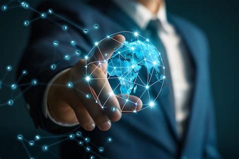 Premium Photo Open Data Businessman Touching The Open Data Icon And