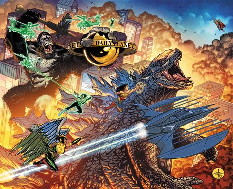 DC And Legendary Comics Announce JUSTICE LEAGUE VS GODZILLA VS KONG