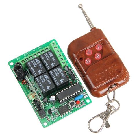 Channel MHz Wireless RF Remote Controller With Relay Receiver Digitalelectronics