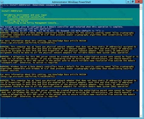 Windows Powershell Ile Active Directory Kurulumu Çözümpark