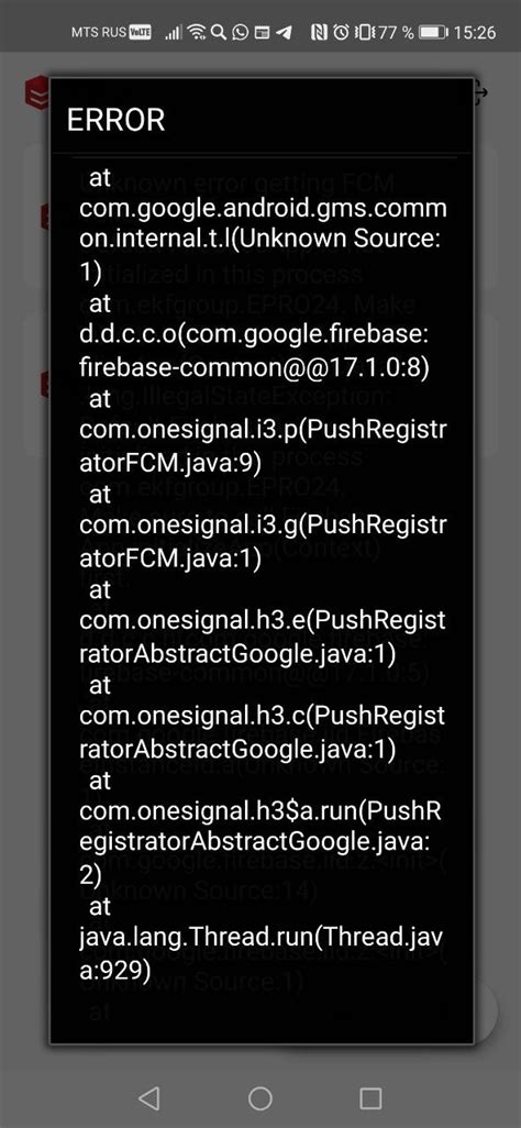 unable to get fcm token · issue 433 · onesignal onesignal flutter sdk