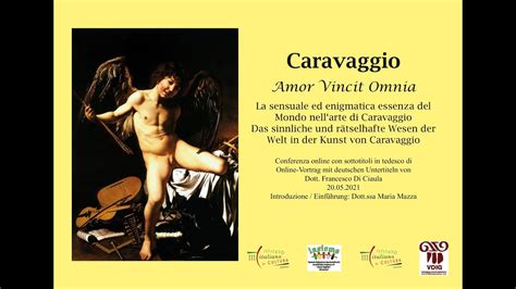 Caravaggio Amor Vincit Omnia Youtube