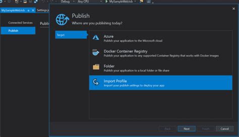 How To Deploy A Webjob In Microsoft Azure