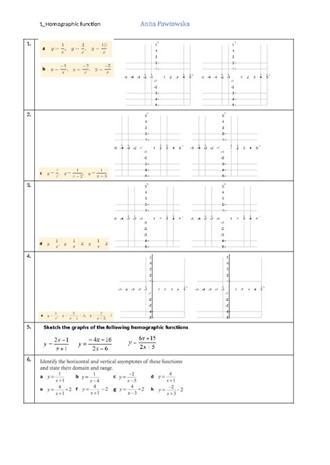 1 Homographic Function Matematyka 1 2 3 4 5 7 8 9 17 18