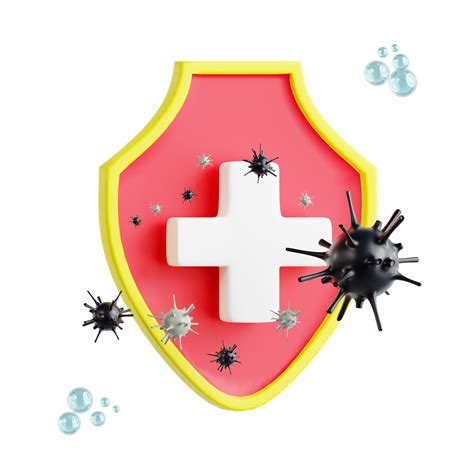 Immune System 3d Medical And Healthcare Icon 25093945 Png