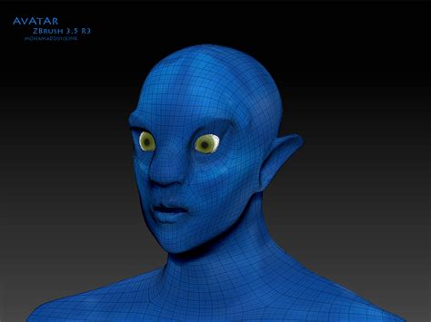 avatar inspired wip in zbrush 3 5 r3 zbrushcentral