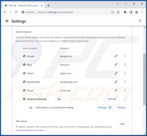 Unix Search Browser Hijacker Simple Removal Instructions Search