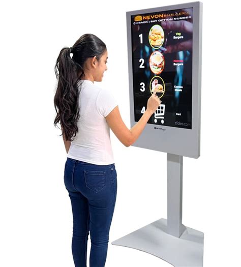 Buy Touch Screen Kiosk Interactive Display India Nevon Express