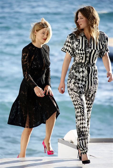 Lea Seydoux And Adele Exarchopoulos Lea Seydoux Adele Exarchopoulos