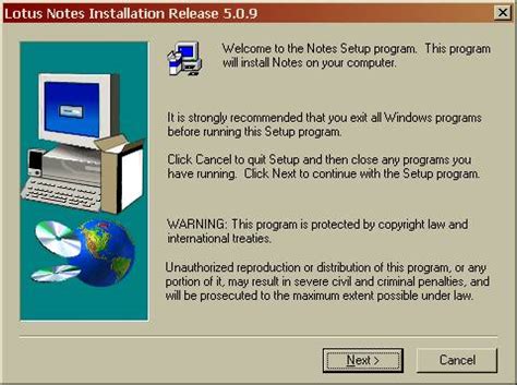 Lotus Notes Install Directions