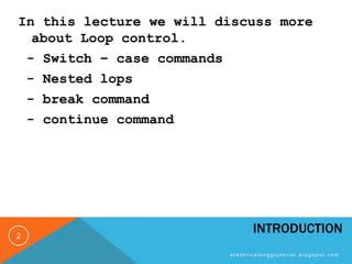 MATLAB Programming Loop Control Part 2 PPTX
