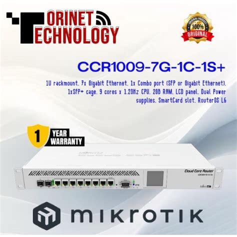 Jual Mikrotik Ccr1009 7g 1c 1s Cloud Core Router Shopee Indonesia