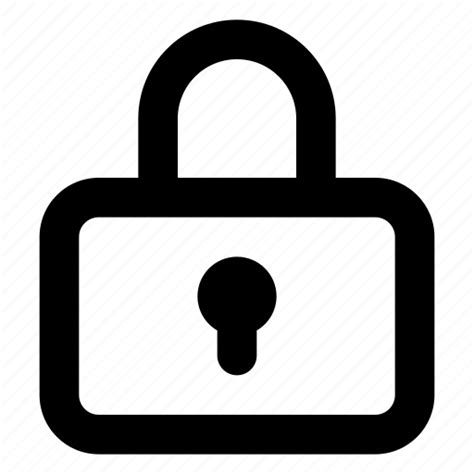 Lock Key Padlock Password Protection Secure Security Icon
