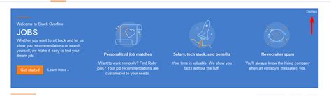 Hero Banner Doesnt Stay Dismissed Meta Stack Overflow