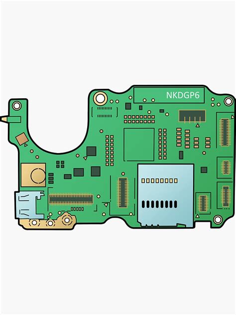 Naked Pcb Design Sticker By Nakedcinewhoop Redbubble