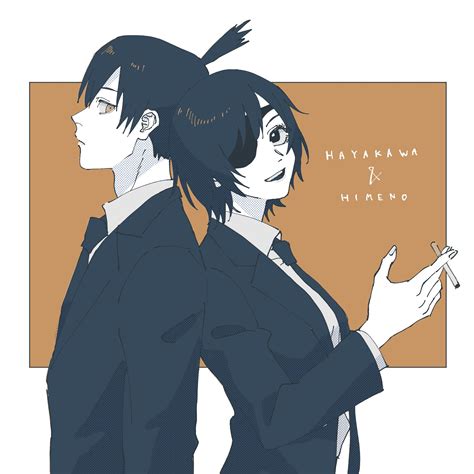 Hayakawa Aki And Himeno Chainsaw Man Drawn By Yonchi Danbooru