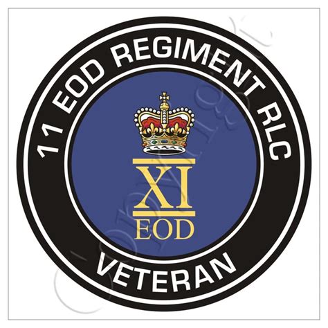 11 Eod Regiment Royal Logistics Corps Rlc Classic Regimental Veterans Sticker £2 79 Picclick Uk