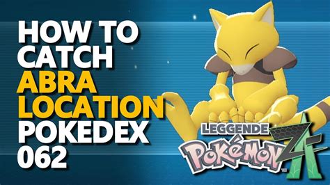 How To Catch Abra Location Pokemon Legends Z A Pokedex 062 Youtube