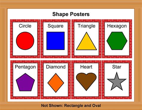 Shape Chart Poster Shape Chart Shapes Chart Images And Photos Finder