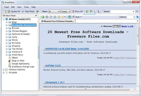 The Best Free Rss Readers For Windows Ghacks Tech News