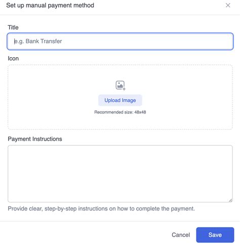 Documention Manual Payment