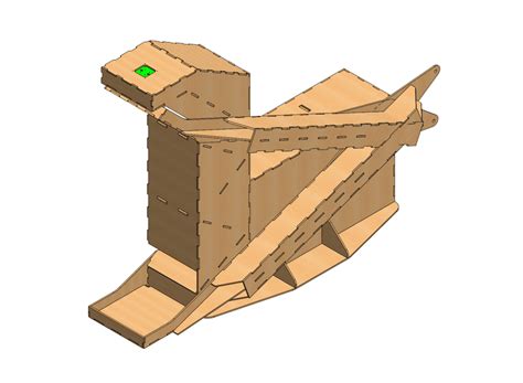 Automatic Dice Tower First Prototype Burks Builds