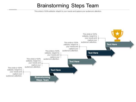 Brainstorming Steps Team Ppt Powerpoint Presentation Inspiration Elements Cpb Template