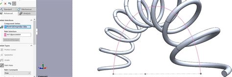 Adaptive Curved Spring In Solidworks Grabcad Tutorials